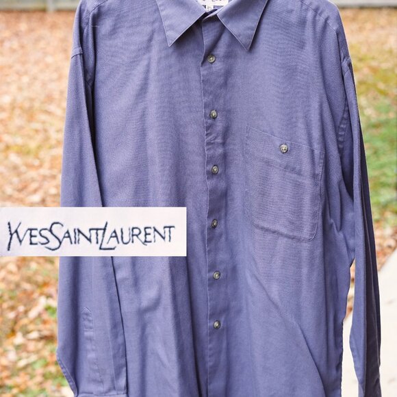 Yves Saint Laurent | Shirts | Yves Saint Laurent Buttonup Shirt Large ...